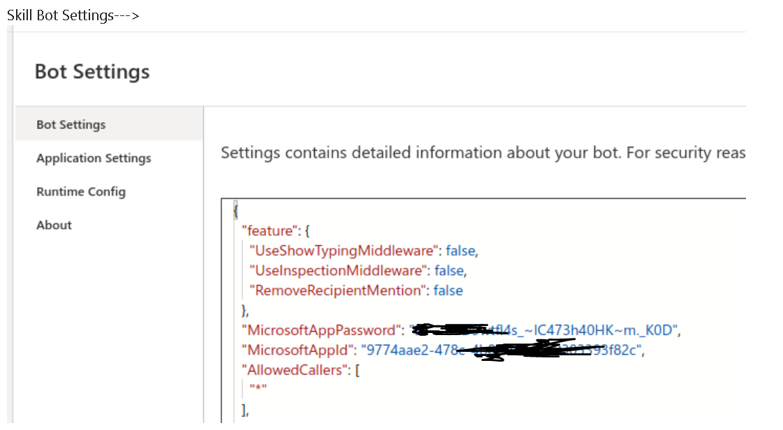 Error in invoking Skill ID .. ""http://localhost:3980/manifests/EmptyBot-0-2-0-0-manifest.json ...