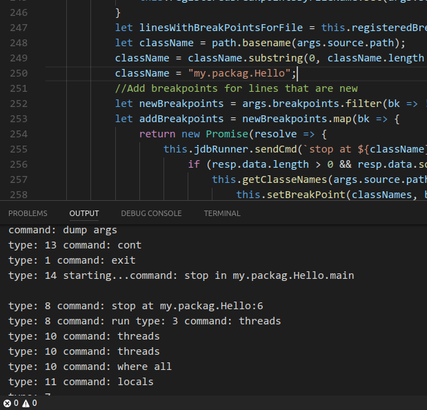 Breakpoints Are Ignored In Packages · Issue 16 · Donjayamanne Javavscode · Github