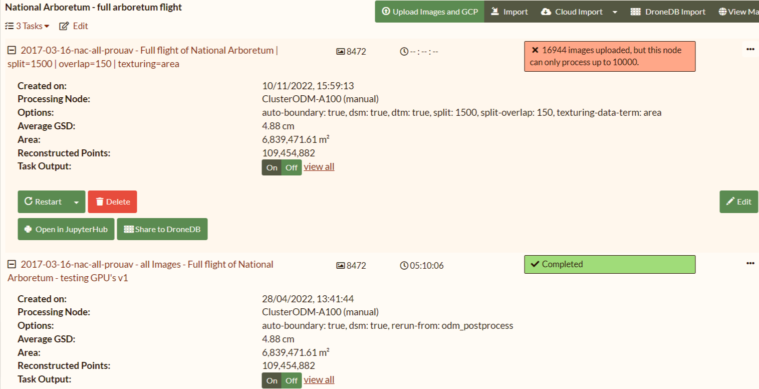Duplicating Task Doubles Number Of Images In Task · Issue 1264 · Opendronemapwebodm · Github