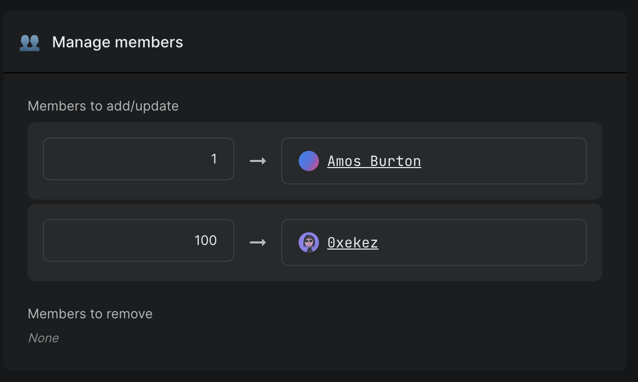 Show profiles when displaying address inputs 🌞 by 0xekez · Pull Request #941 · DA0-DA0/dao-dao ...