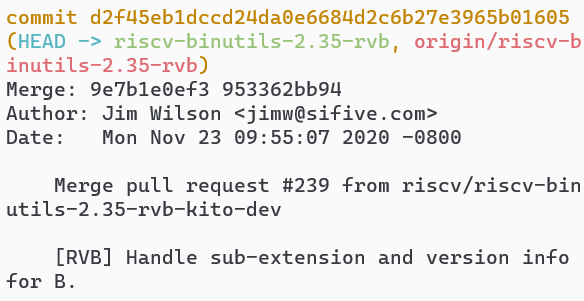 Merge error in the file `https://github.com/riscv/riscv-crypto/blob/master/tools/patch-binutils ...
