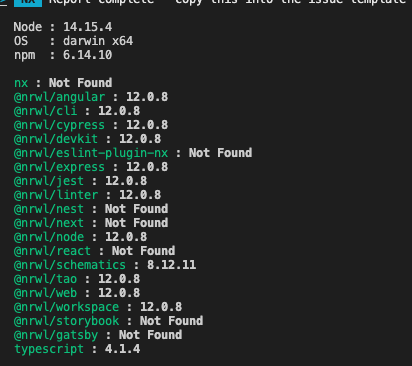 NX 11->12 migration failure · Issue #5431 · nrwl/nx · GitHub