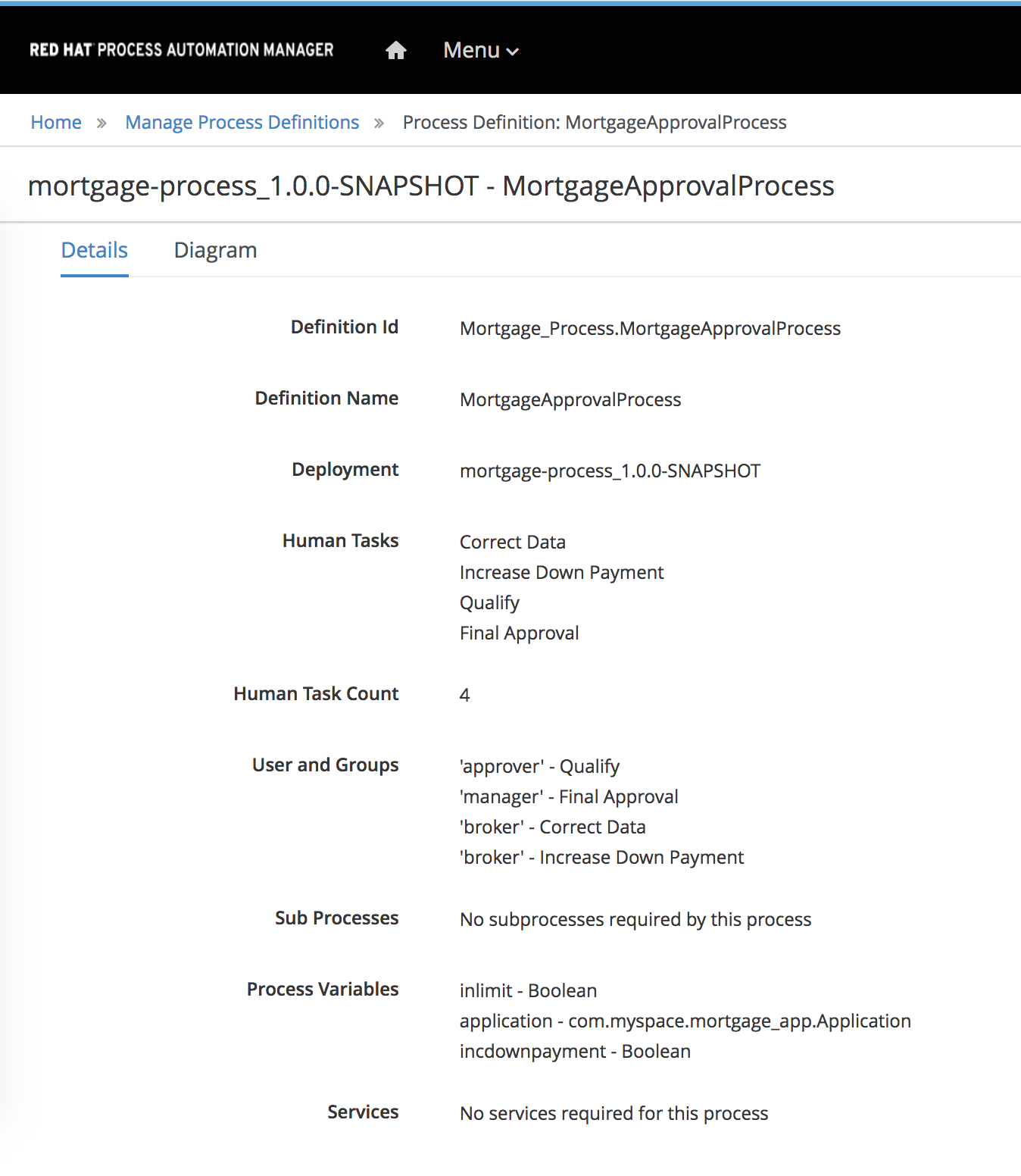 Red Hat Process Automation 7.0 installation and getting started · GitHub