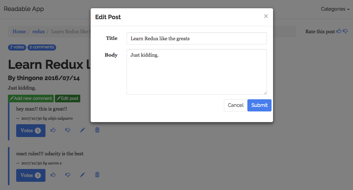GitHub - dev-yohan/udacity-my-readable