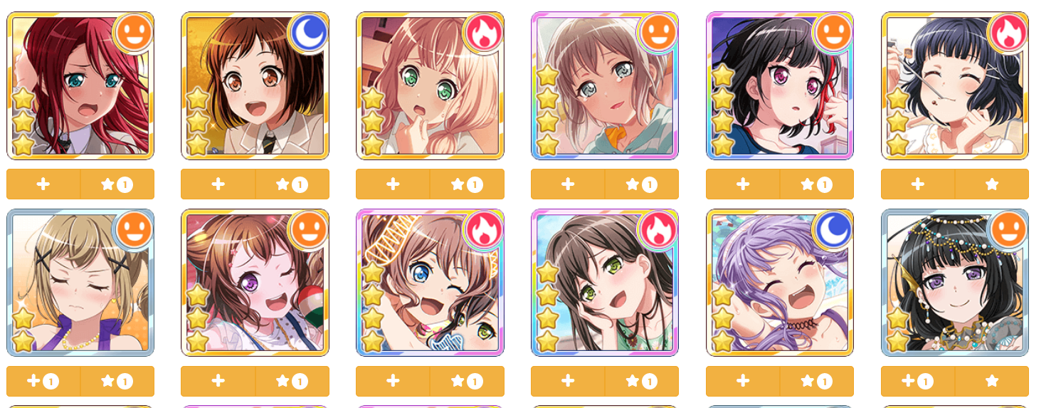 Favorite Cards not showing on User's Profile · Issue #157 · MagiCircles/BanGDream · GitHub