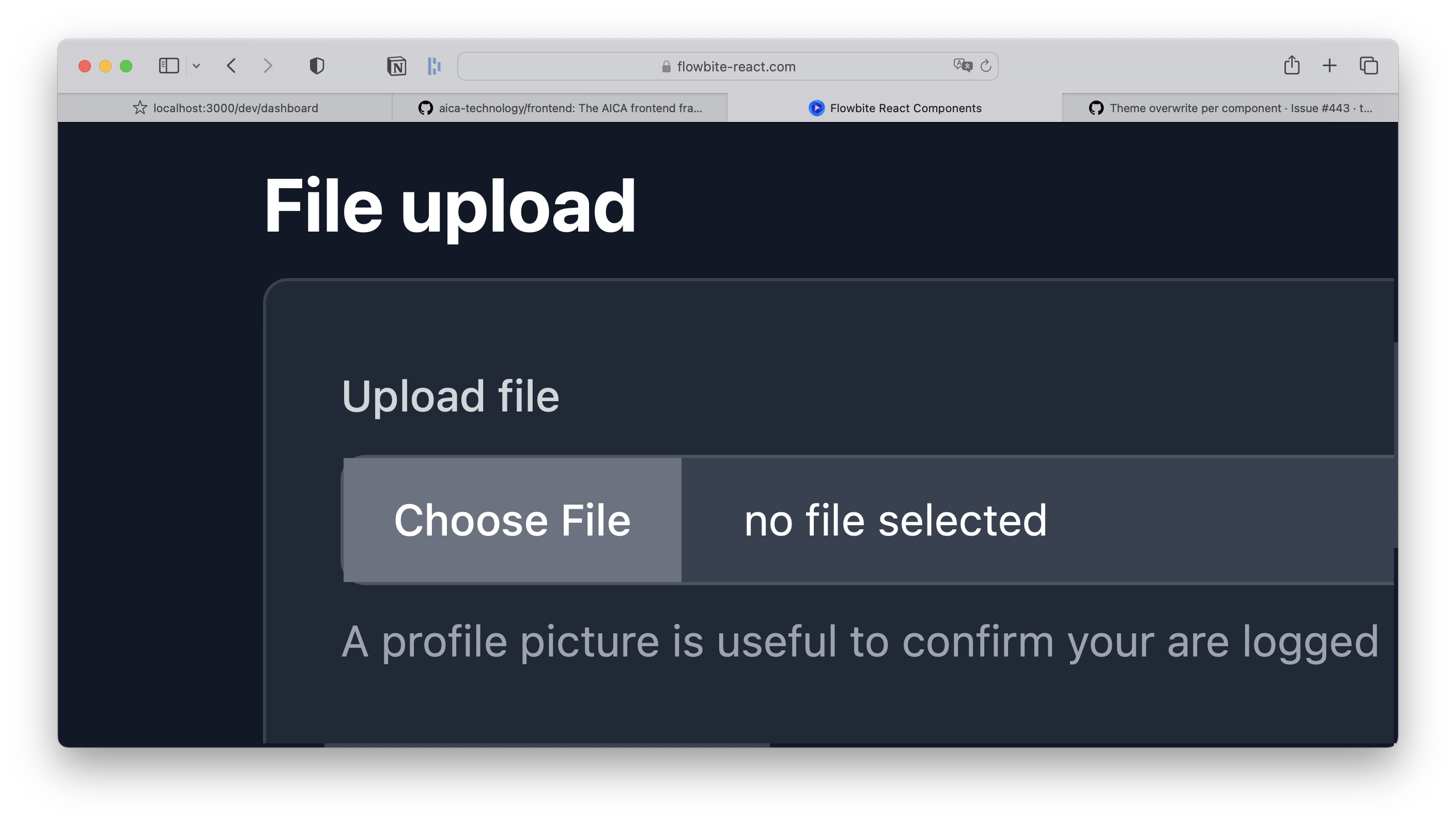 Button Choose File Issue With The Border Radius · Issue 496 · Themesberg Flowbite React · Github