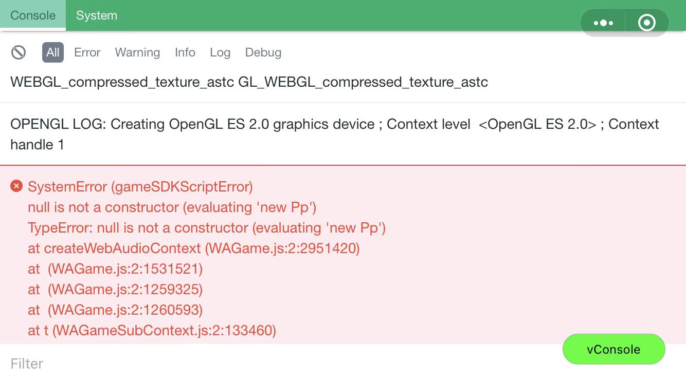 Iphone7上微信升级到8016及以上时小游戏加载时白屏 · Issue 54 · Wechat Miniprogramminigame Unity Webgl Transform