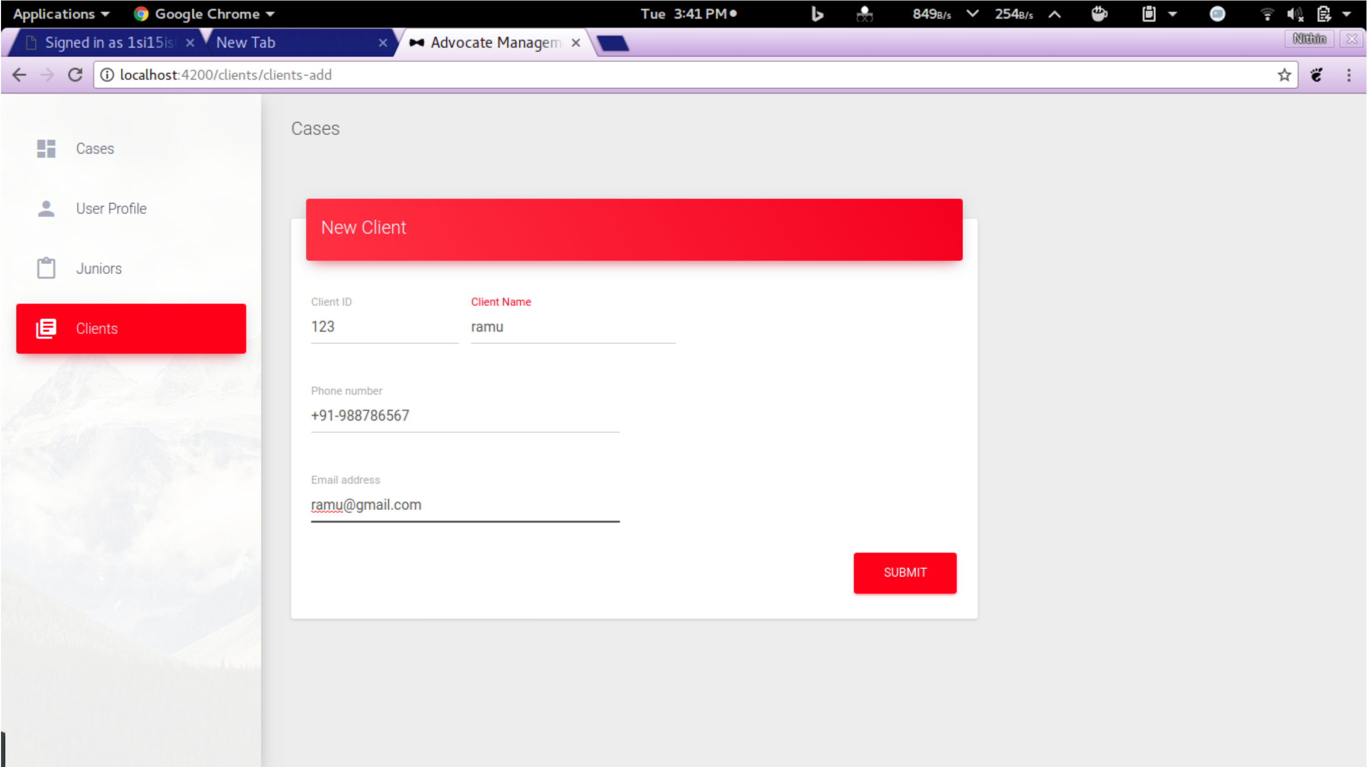 GitHub - nithin1shastry/advocatedatabase: a sample advocate database ...