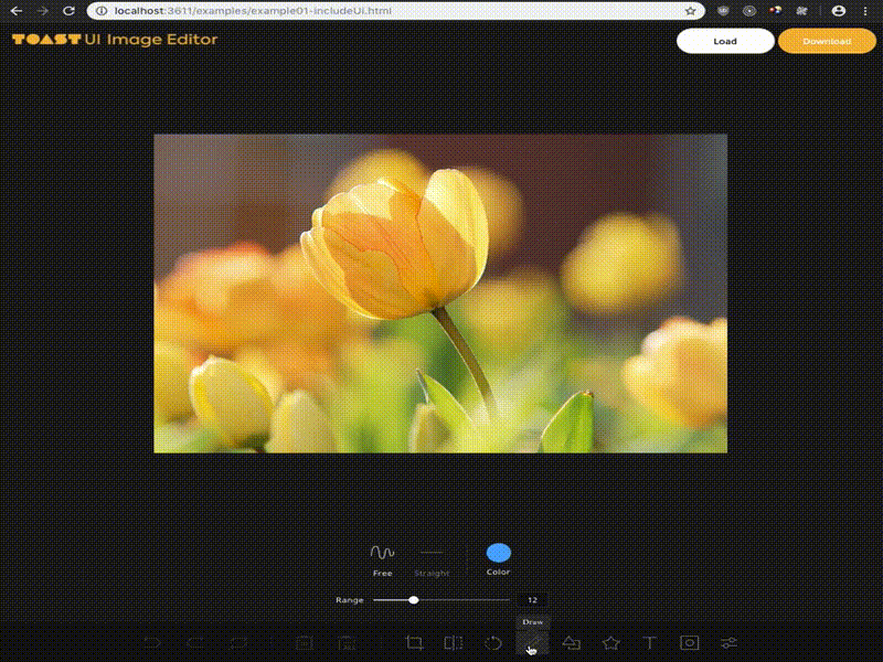 Text changes position after adding mark image · Issue #260 · nhn/tui ...