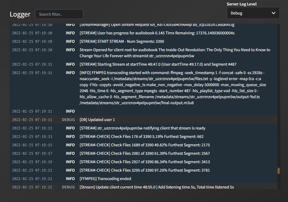 [Bug]: Progress Sync · Issue #382 · advplyr/audiobookshelf · GitHub