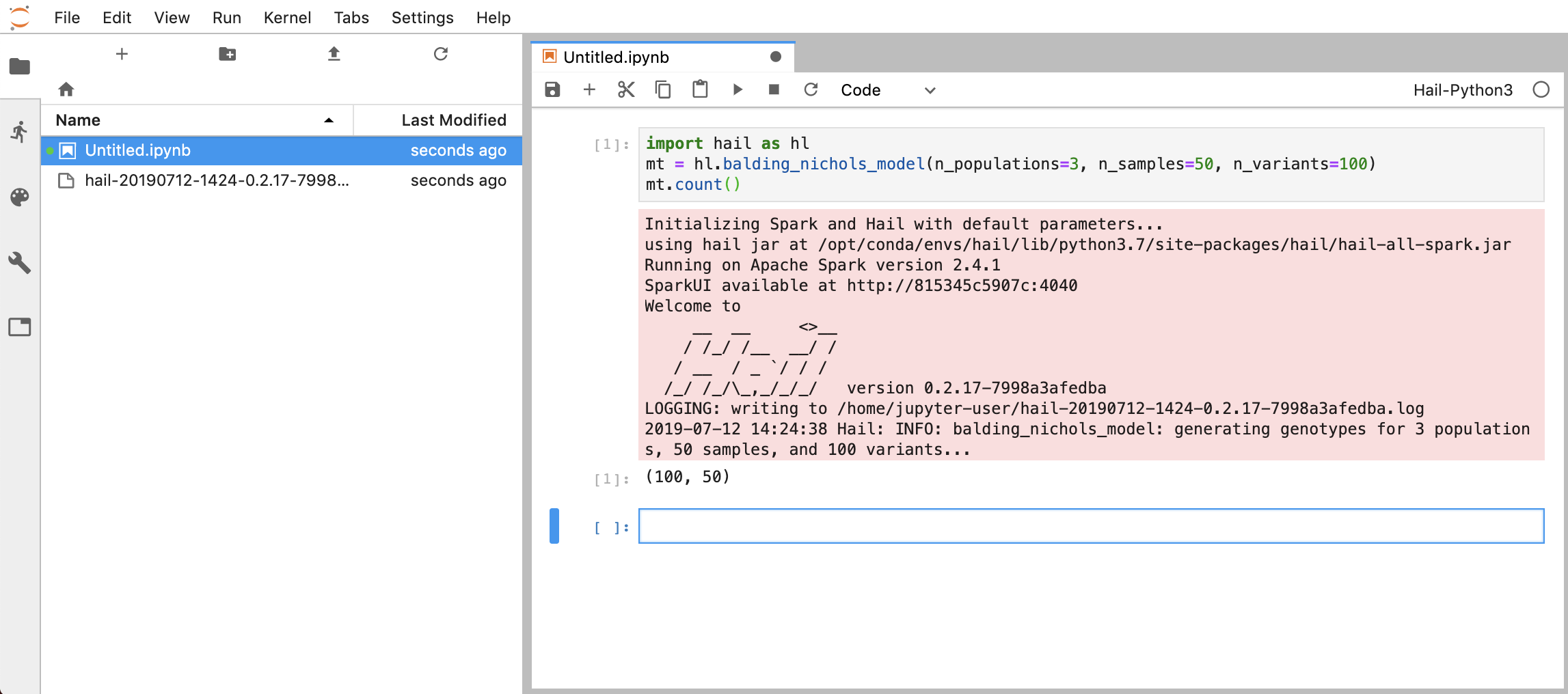 GitHub - helxplatform/helx-hail: Jupyter-Hail cloud native workspaces.