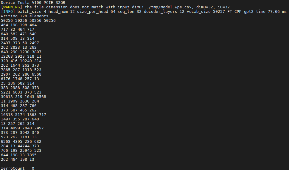 [FastTransformer v3.1/TensorFlow] Get CUBLAS_STATUS_INTERNAL_ERROR when run tensorflow/gpt2 ...