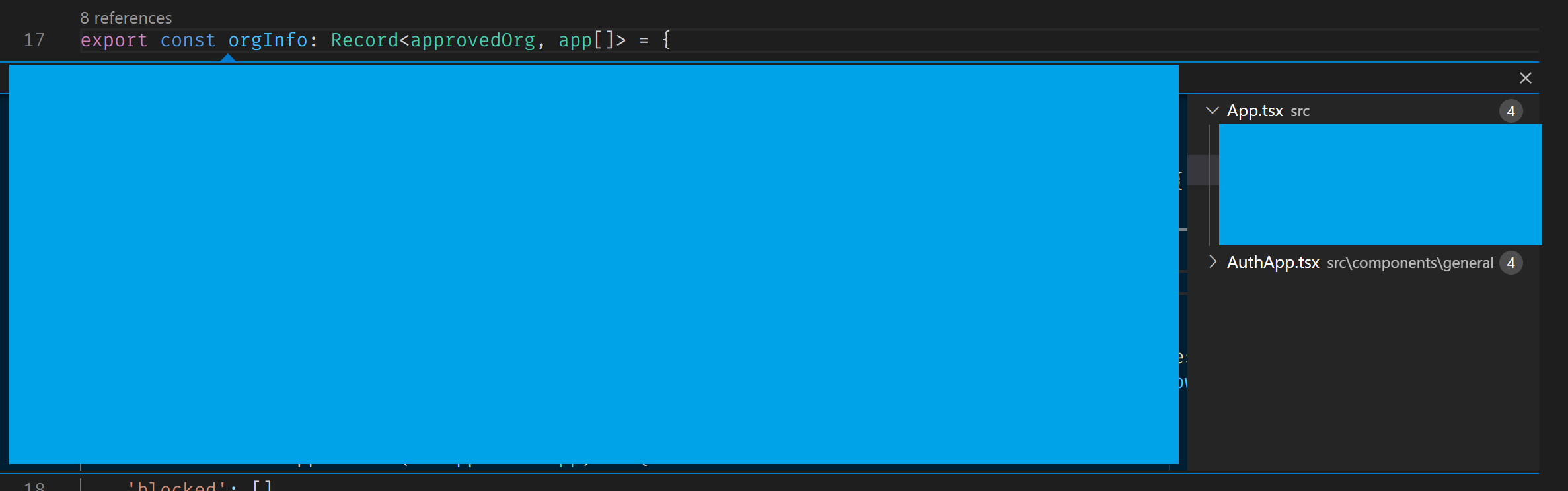 Referencespreferredlocation View Doesnt Seem To Work Typescript · Issue 111032