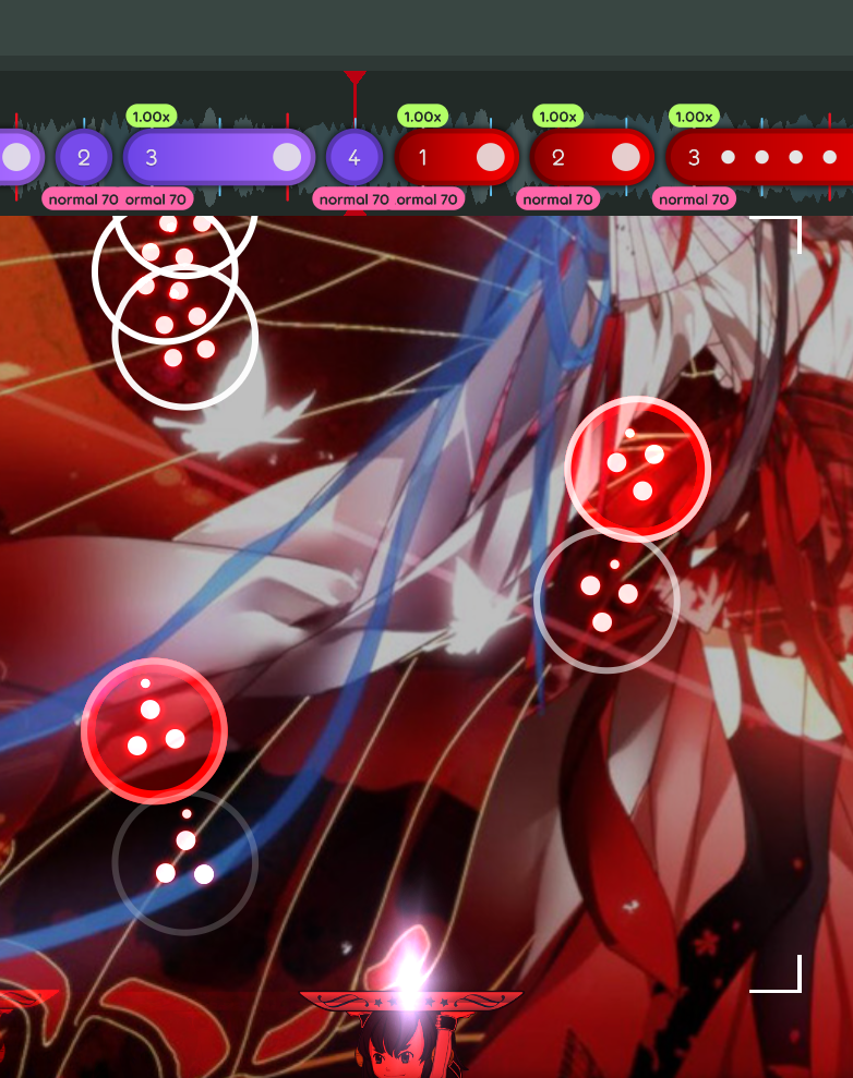 Hyper fruits on red combo colors are hard to see in osu!catch with ...