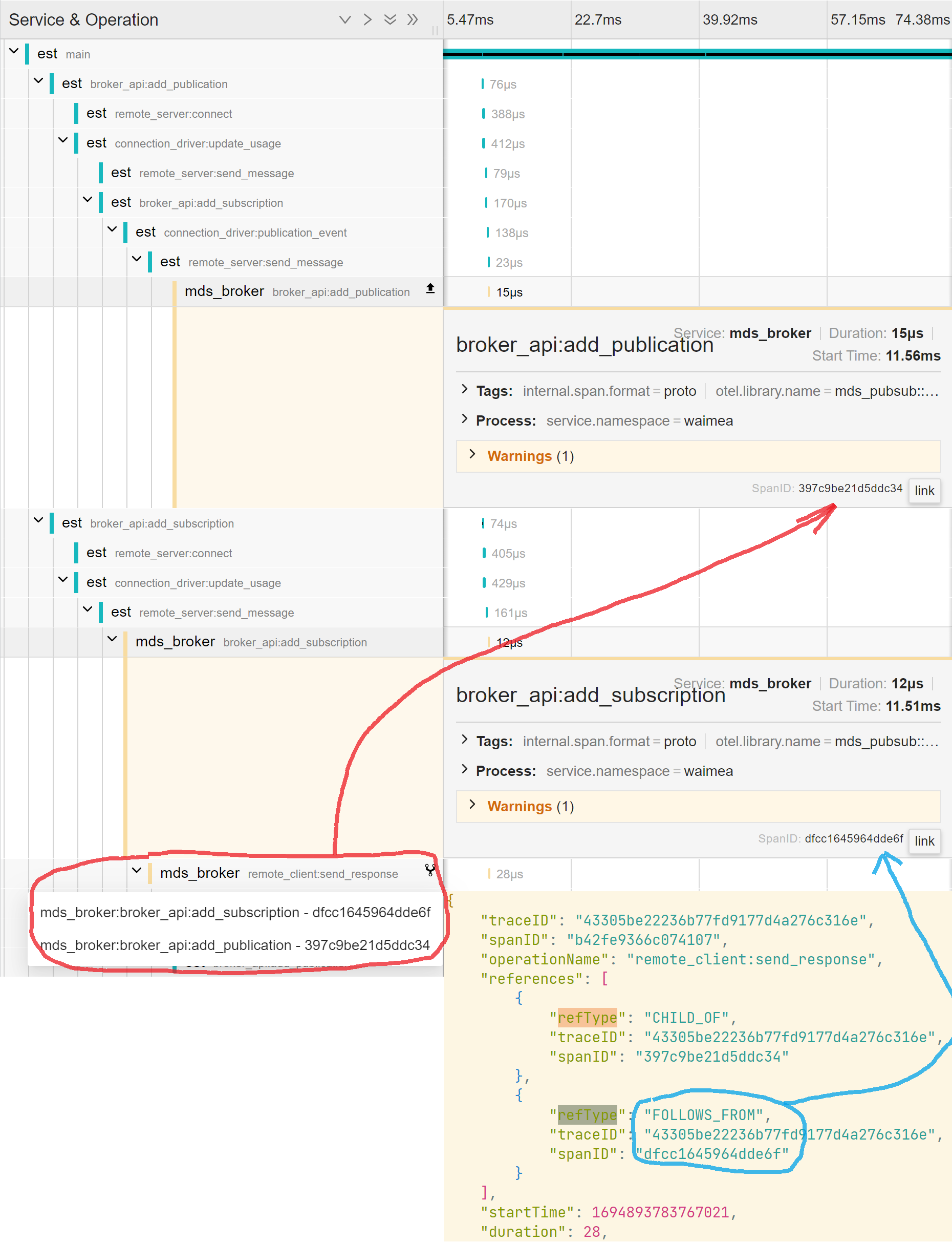 [Bug]: Backwards rendering of CHILD_OF vs. FOLLOWS_FROM · Issue #1802 · jaegertracing/jaeger-ui ...