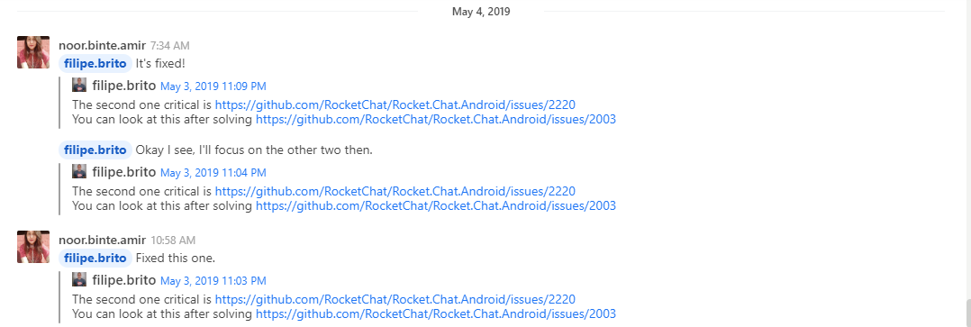[BUG] Mismatch between replies linked on app and website. · Issue #2291 · RocketChat/Rocket.Chat ...