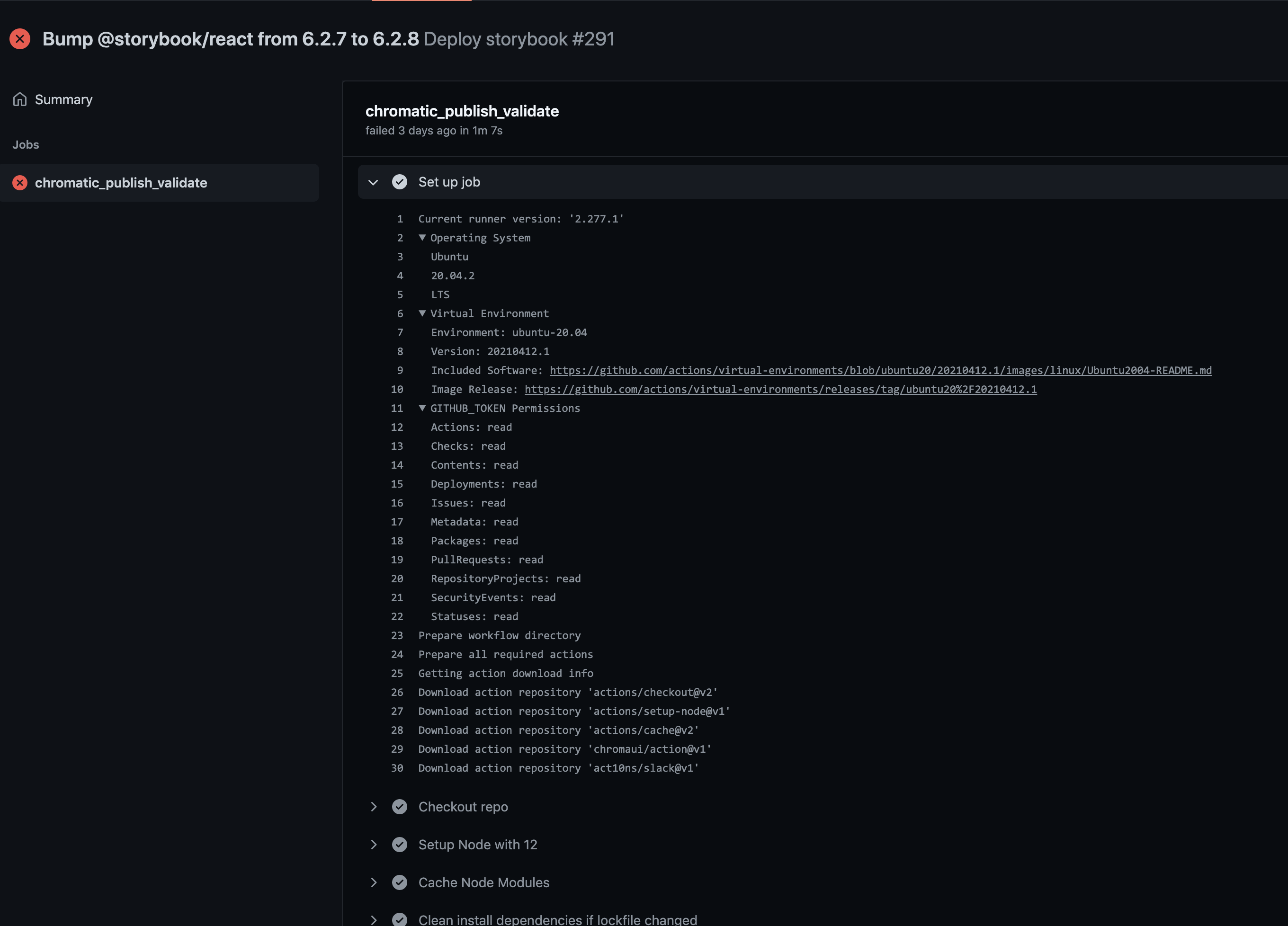 Dependabot can't find project token · Issue #314 · chromaui/chromatic-cli · GitHub