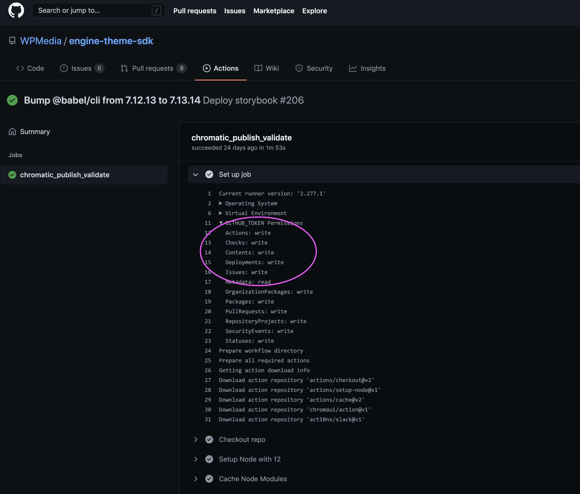 Dependabot can't find project token · Issue #314 · chromaui/chromatic-cli · GitHub