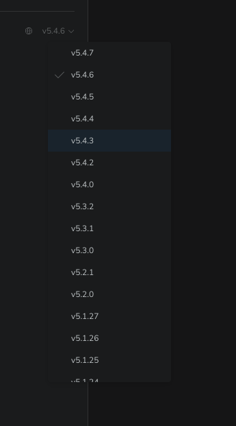 [Bug]: Composition - version switcher doesn't close, no visual feedback · Issue #21505 ...