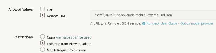 No access to options (enforced from allowed values) when triggering by token · Issue #4842 ...