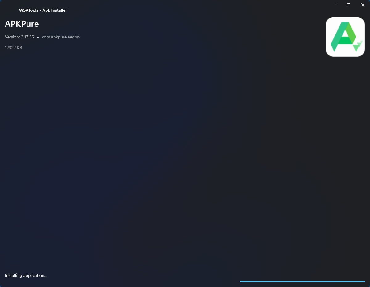 Stuck on "Installing application" and nothing happens · Issue #26 · Simizfo/WSATools · GitHub