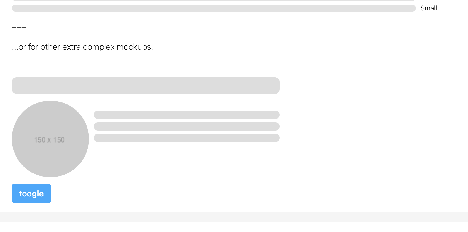 Skeleton DEMO - Remove items from the examples section · Issue #1761 · SUI-Components/sui ...