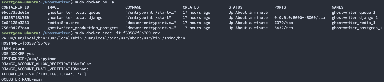 django.core.exceptions.DisallowedHost · Issue #48 · GhostManager/Ghostwriter · GitHub