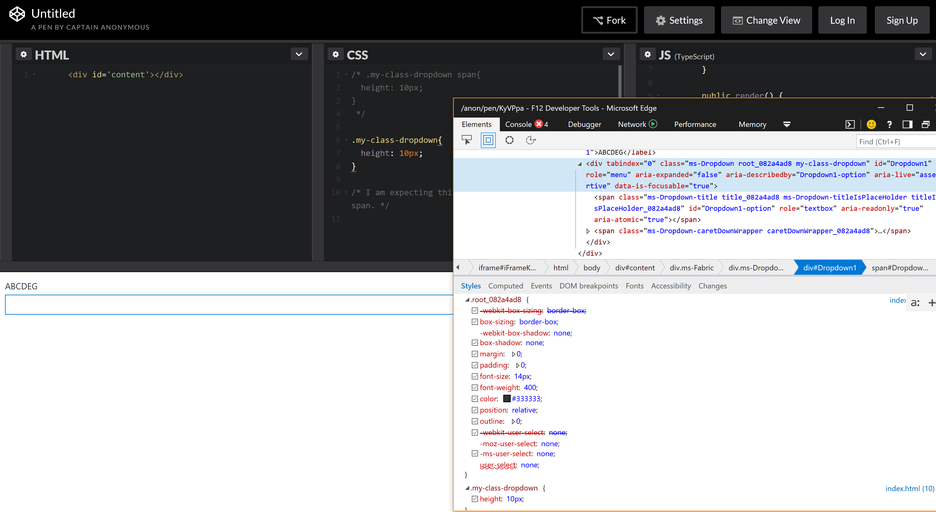 Unable to control height of dropdown control · Issue #3298 · microsoft ...