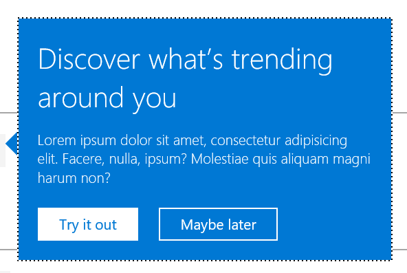 Coachmark/TeachingBubble: Undesirable outline on content · Issue #6332 · microsoft/fluentui · GitHub