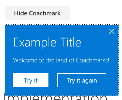 Coachmark/TeachingBubble: Undesirable outline on content · Issue #6332 · microsoft/fluentui · GitHub