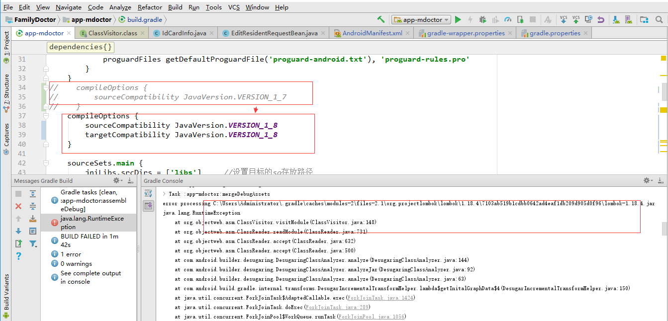 [BUG] andriod studio rebuild peoject error processing · Issue #2241 ...