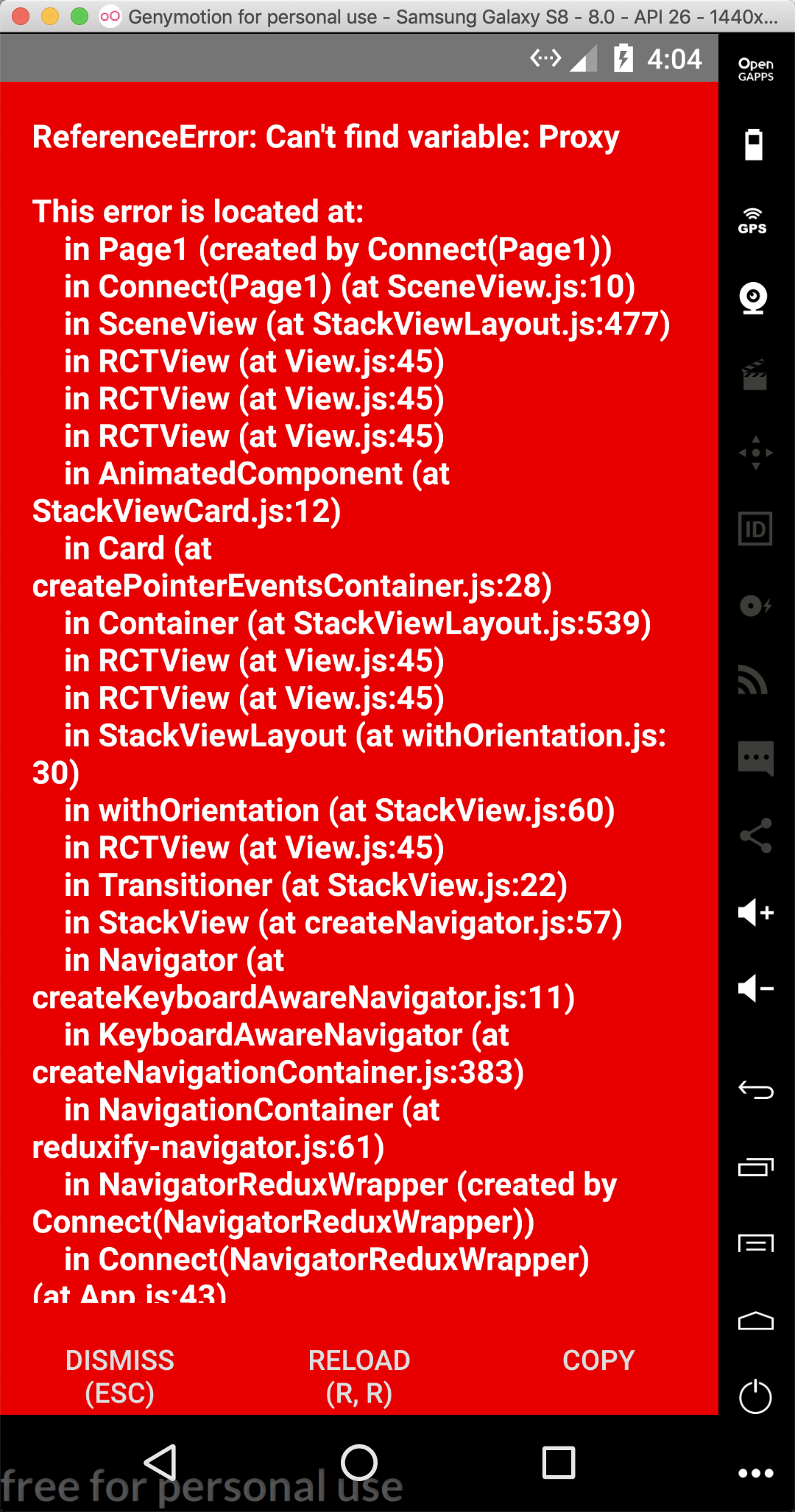Fail In Android · Issue 14 · Goevacomeosjs React Native · Github