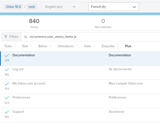 [16.0] web: impossible to translate Shortcuts menu · Issue #114711 · odoo/odoo · GitHub