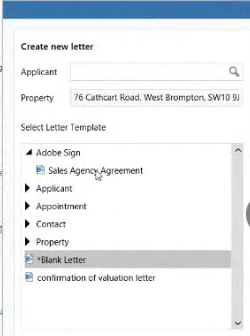 Add Template to 'Select Letter Template' · Issue #7380 · reapit/foundations · GitHub