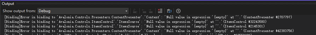How can I locate binding errors in Avalonia? · AvaloniaUI Avalonia · Discussion #13011 · GitHub