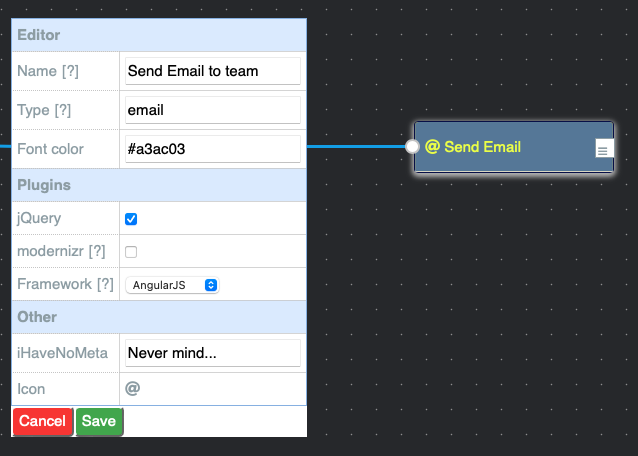 Changing node name after rendering · Issue #394 · jerosoler/Drawflow · GitHub