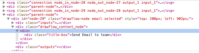 Changing node name after rendering · Issue #394 · jerosoler/Drawflow · GitHub
