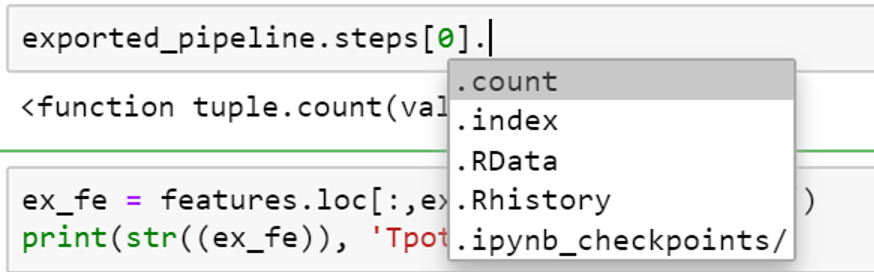 How to get the feature names from TPOT · Issue #1070 · EpistasisLab/tpot · GitHub