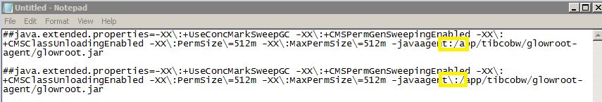 Unable to instrument java in TIBCO-BW application · Issue #256 · glowroot/glowroot · GitHub