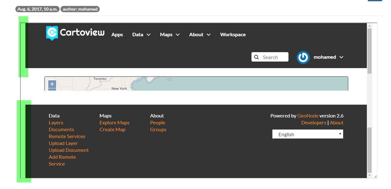 Design Issue · Issue #1 · cartologic/cartoview_geo_blog · GitHub