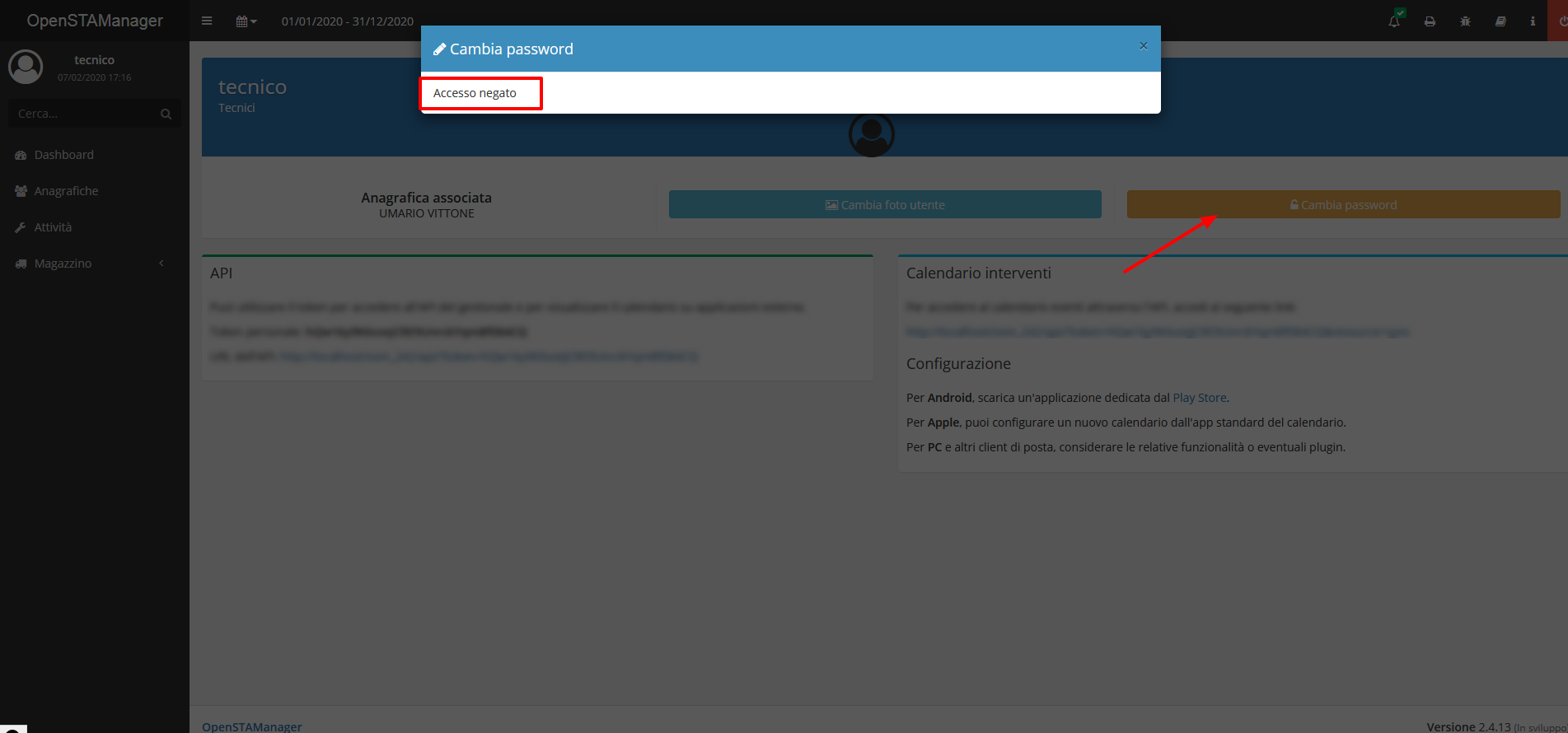 Bug impostazione foto profilo e password utenti · Issue #749 · devcode-it/openstamanager · GitHub