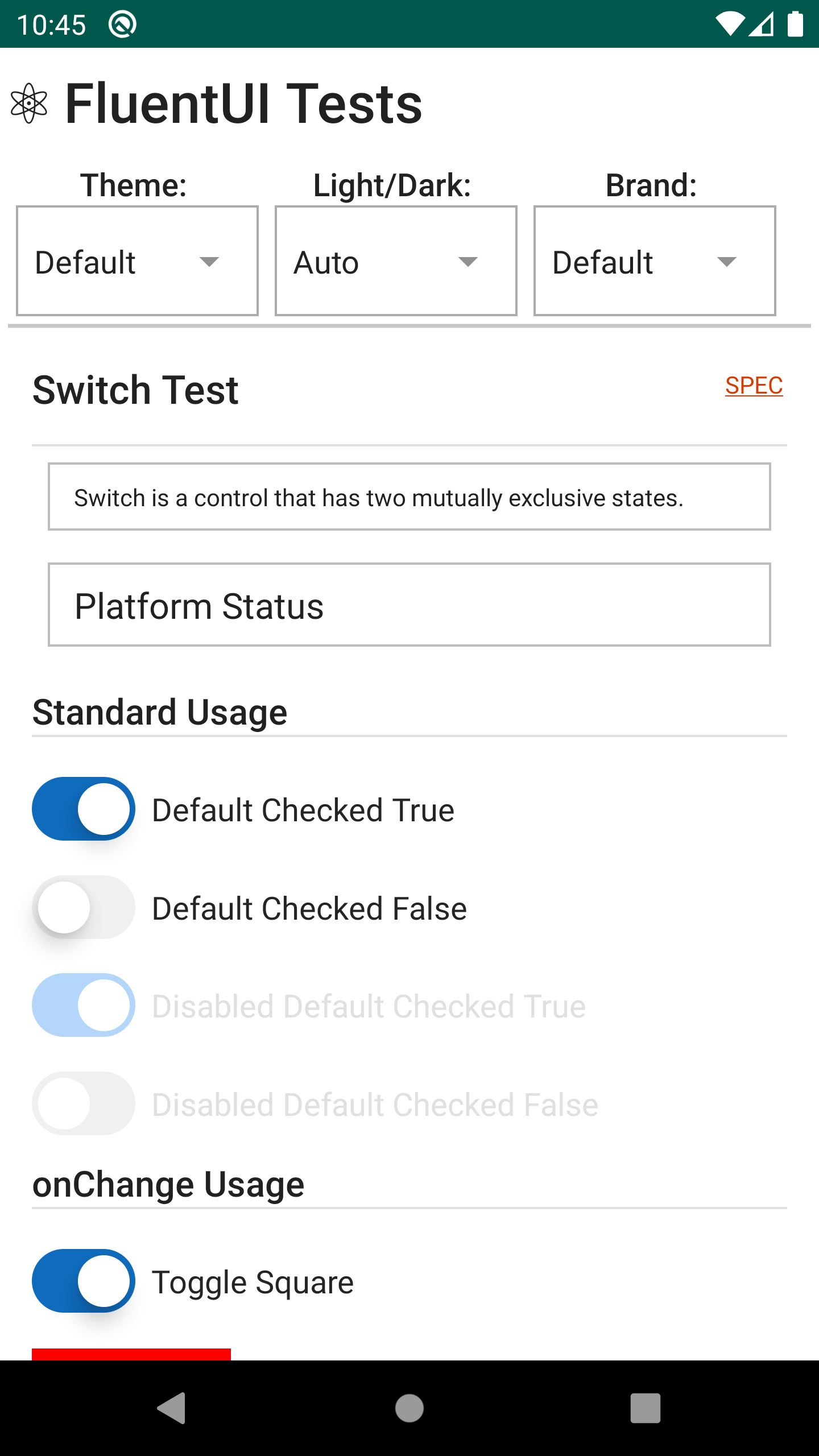 [switch] Animation Using Animated Api Removing Layoutanimation By Rohanprasadofficial · Pull