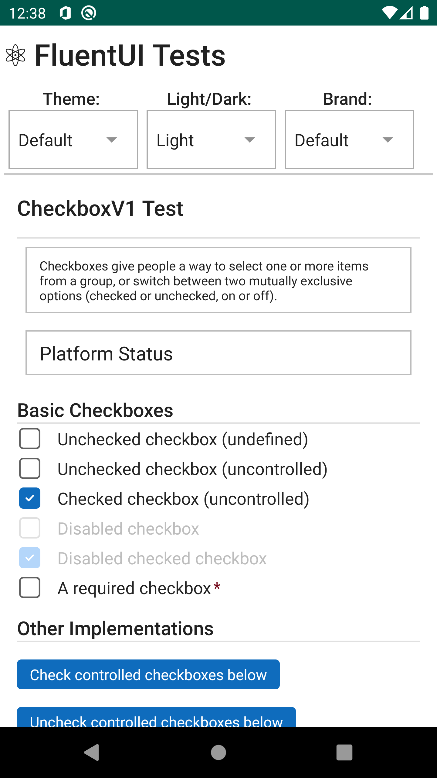 [Checkbox] Android tokens fixes by rohanprasadofficial · Pull Request #2486 · microsoft/fluentui ...