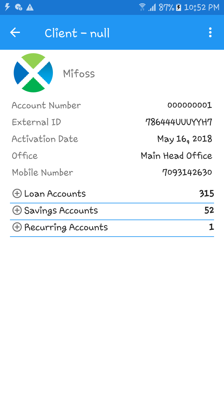 Ui Enhancement Of Clientdetails Fragment · Issue 1367 · Openmf Android Client · Github