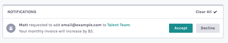 Request user notification, conditionally show paid invoicing tip · Issue #1496 · ParabolInc ...