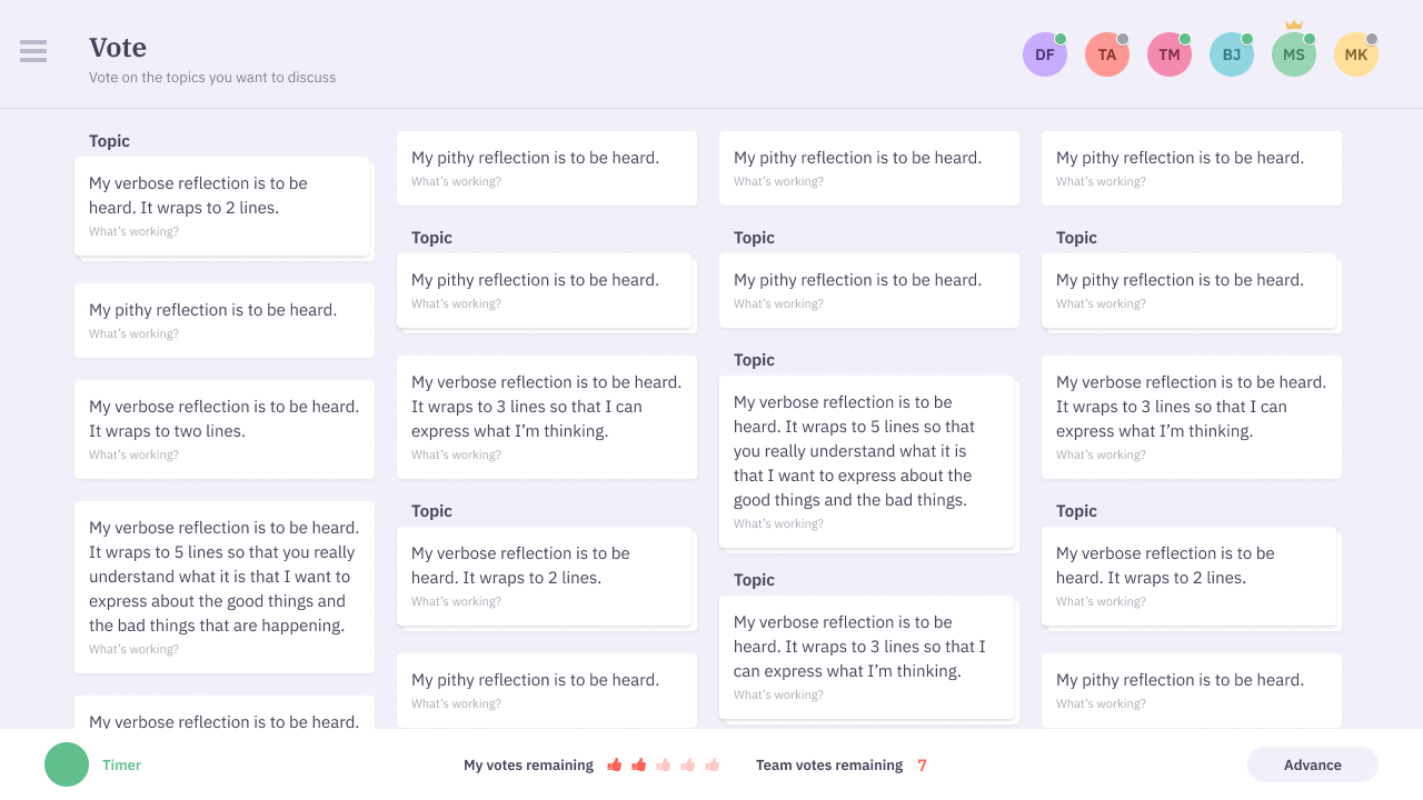Move vote stuff from sidebar to bottom bar · Issue #2185 · ParabolInc ...