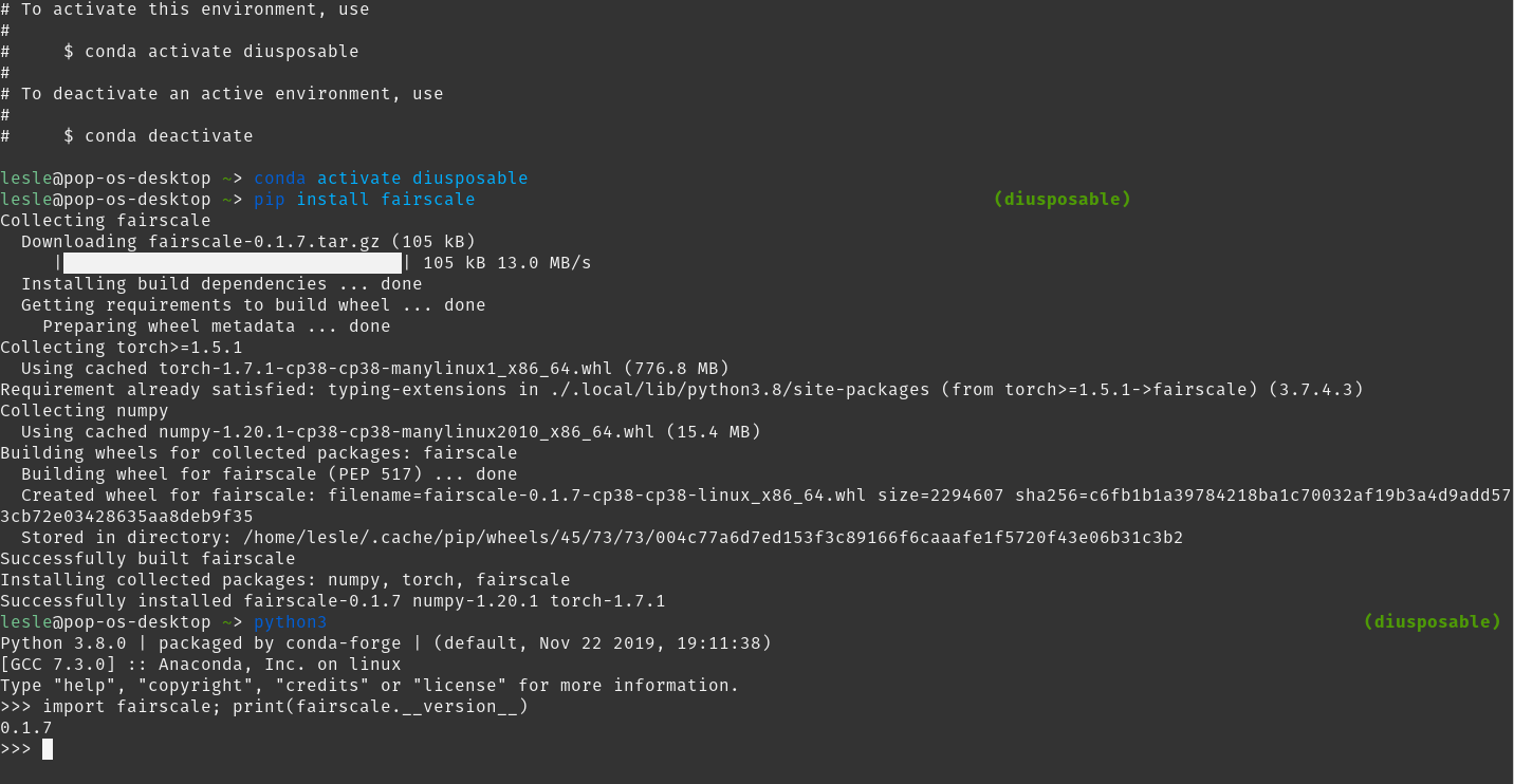 pip install giving error · Issue #407 · facebookresearch/fairscale · GitHub