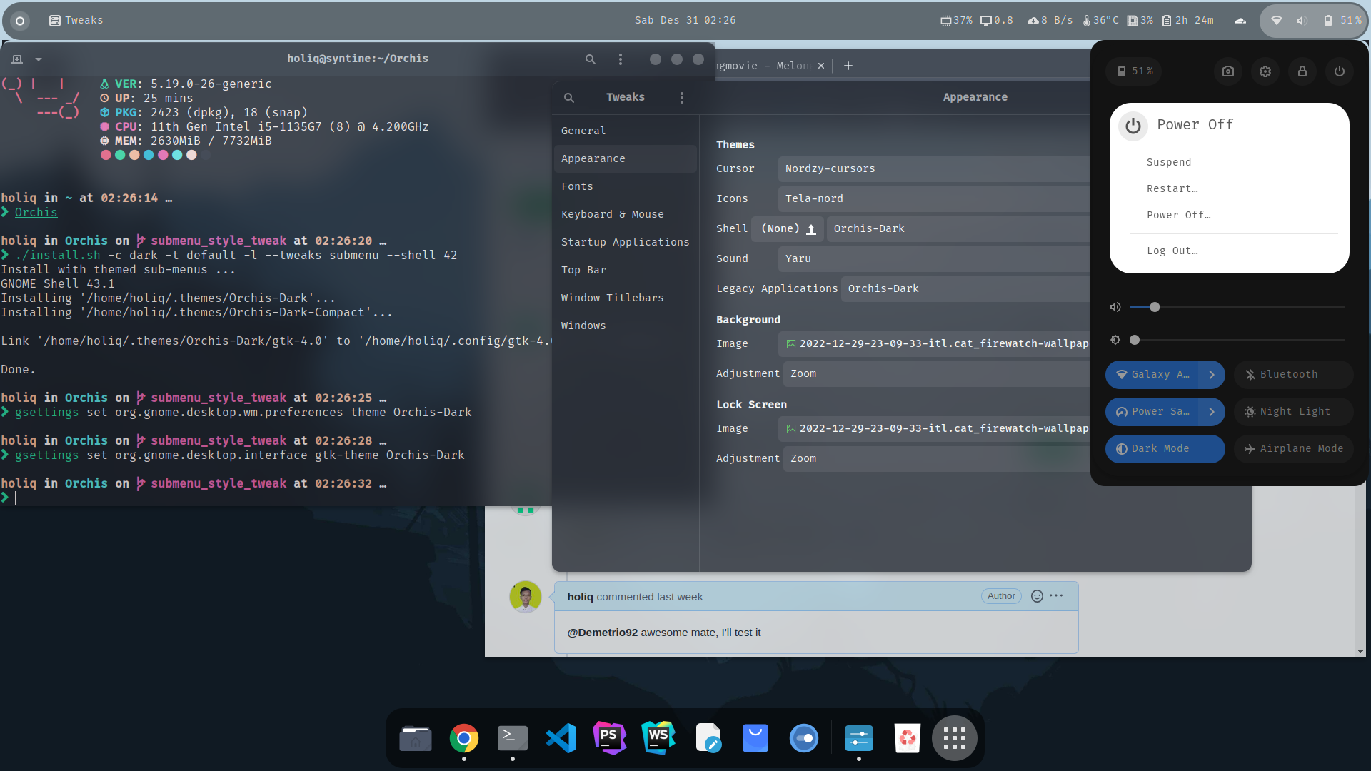 BUG on dropdown menu · Issue #273 · vinceliuice/Orchis-theme · GitHub