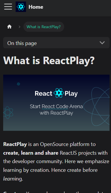 🐛 Bug Report Unable To View Language Options In Mobile View · Issue 68 · Reactplaydocs · Github