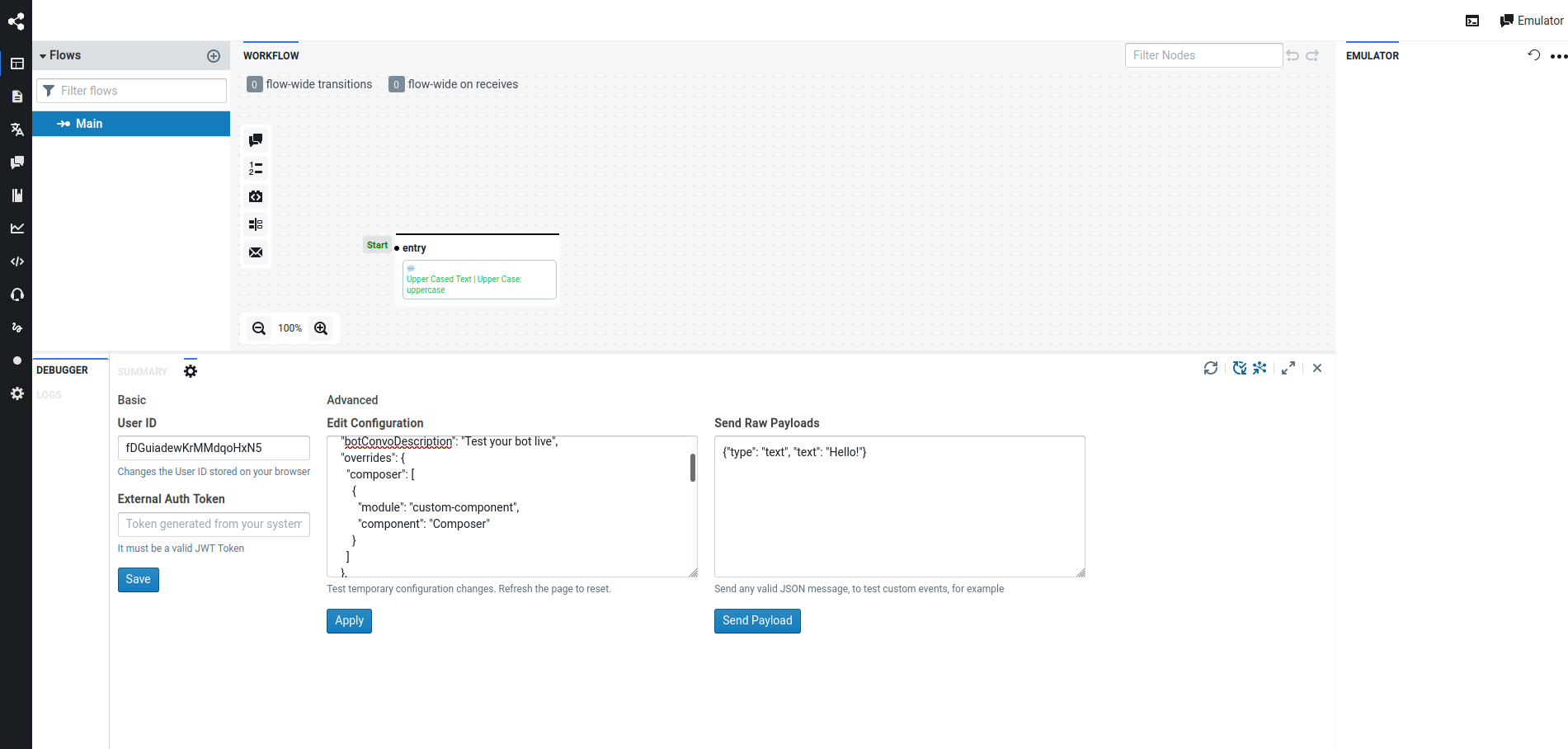 [BUG] Custom composer does not get rendered in the emulator · Issue #1422 · botpress/v12 · GitHub